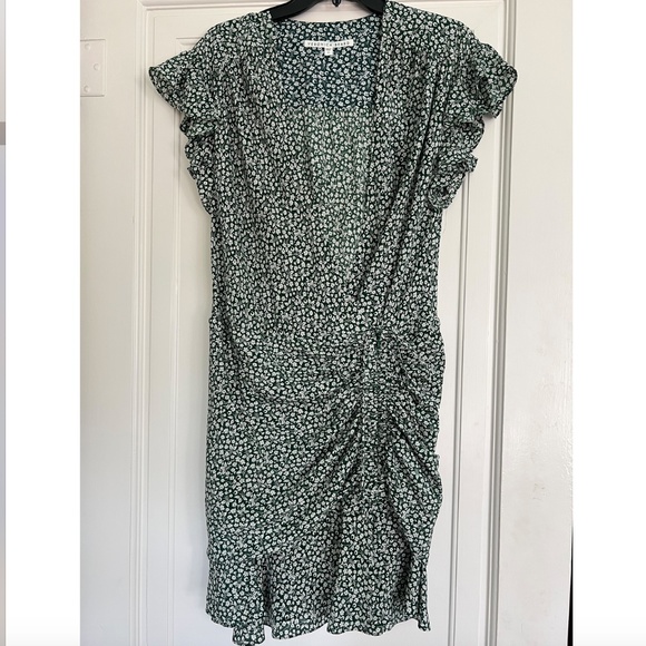 Veronica Beard | Dresses | Veronica Beard Green Floral Dress | Poshmark